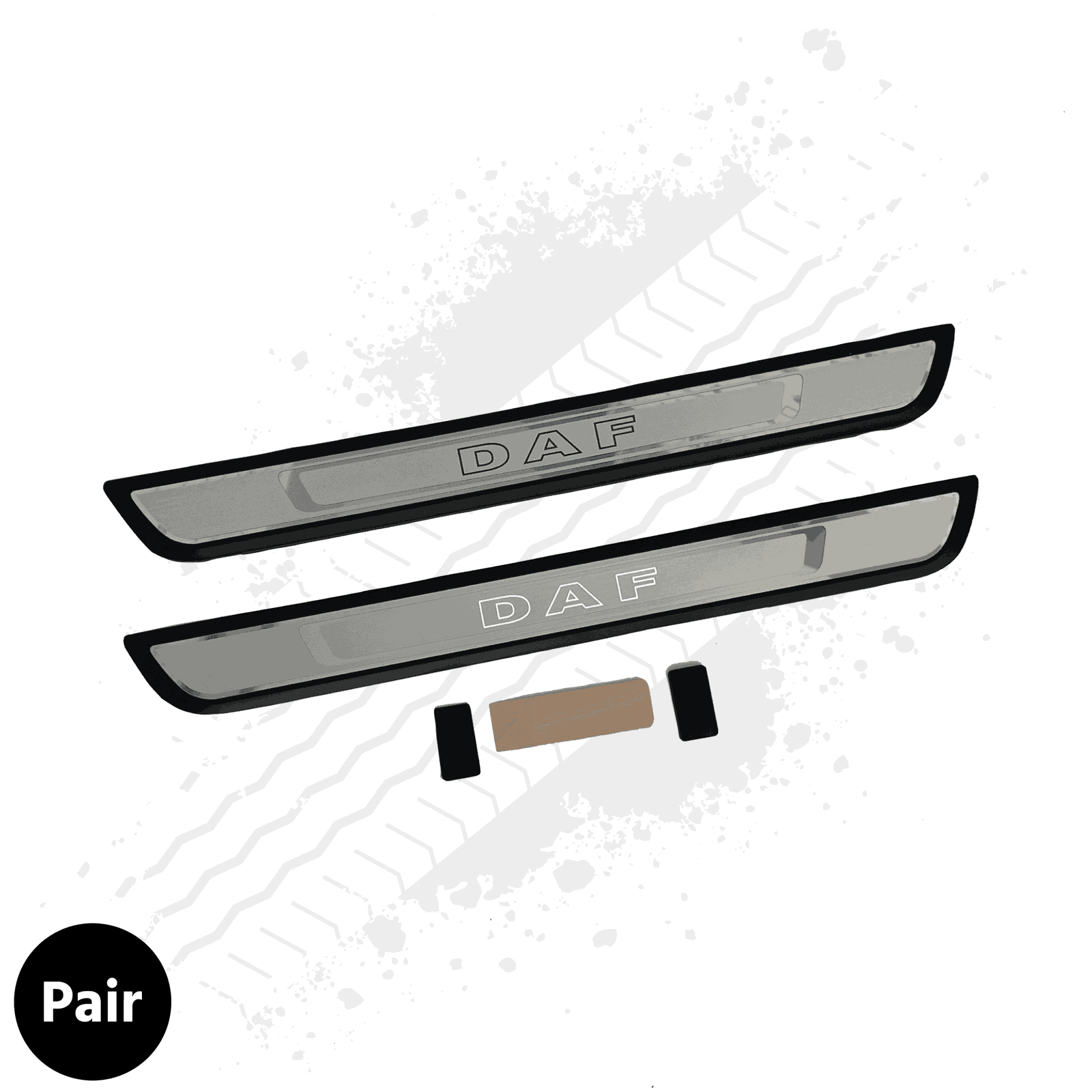 DAF XF illuminated LED Door Sill – Interparts