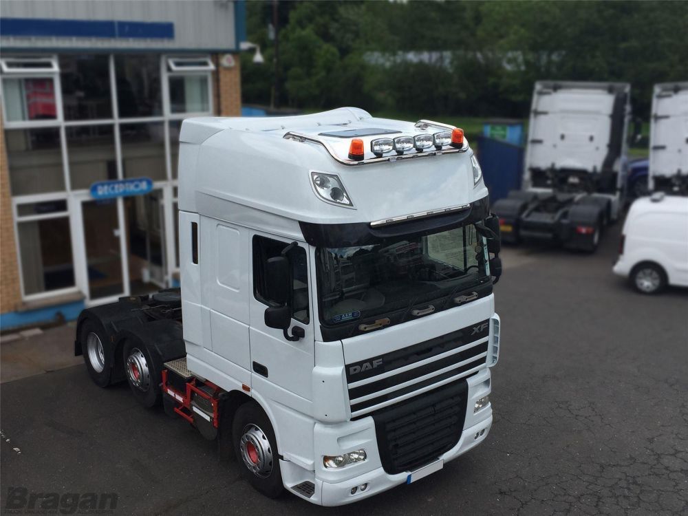 To Fit DAF XF 106 Super Space Cab Roof Light Bar TYPE C + Jumbo Spots ...
